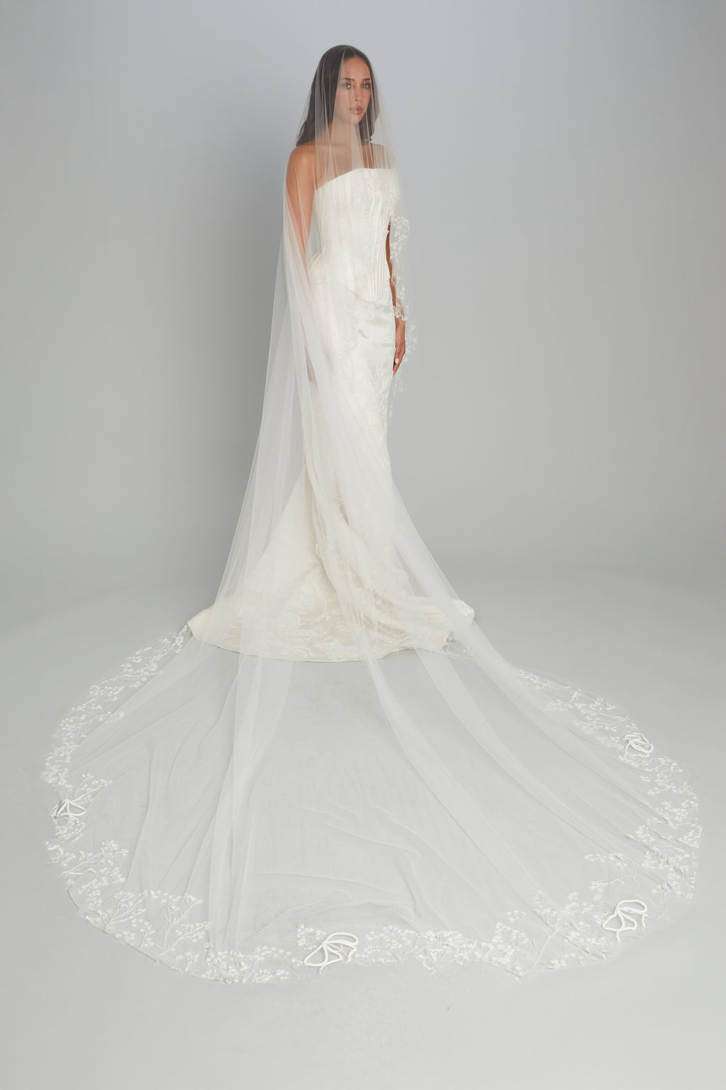 Cathedral-Length Baby's Breath Veil – Wiederhoeft